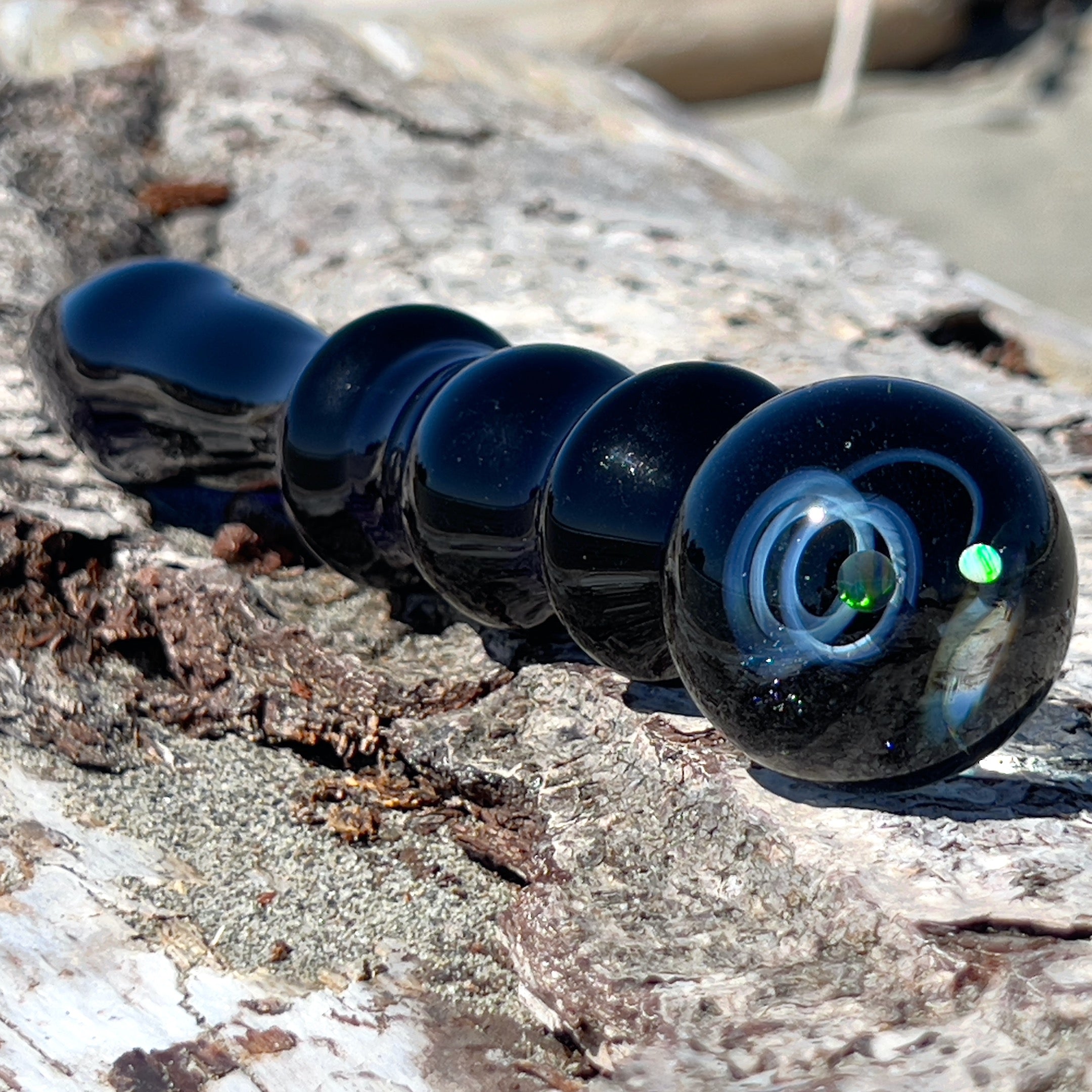 Galaxy Cobalt Wand with Galaxy Marble – Crystal Delights
